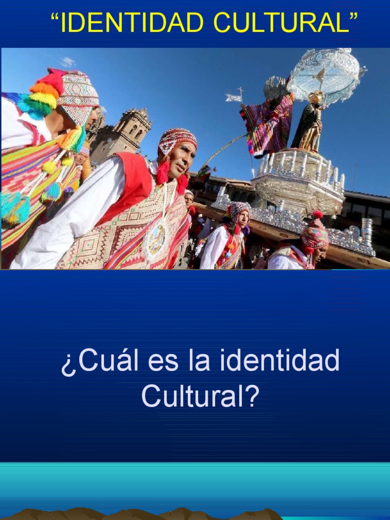 Concepto Identidad Cultural | PDF