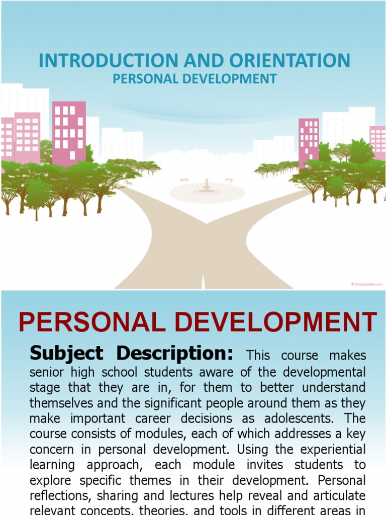 1.0 Introduction To Personal Development - 2 | PDF | Developmental Psychology | Adolescence