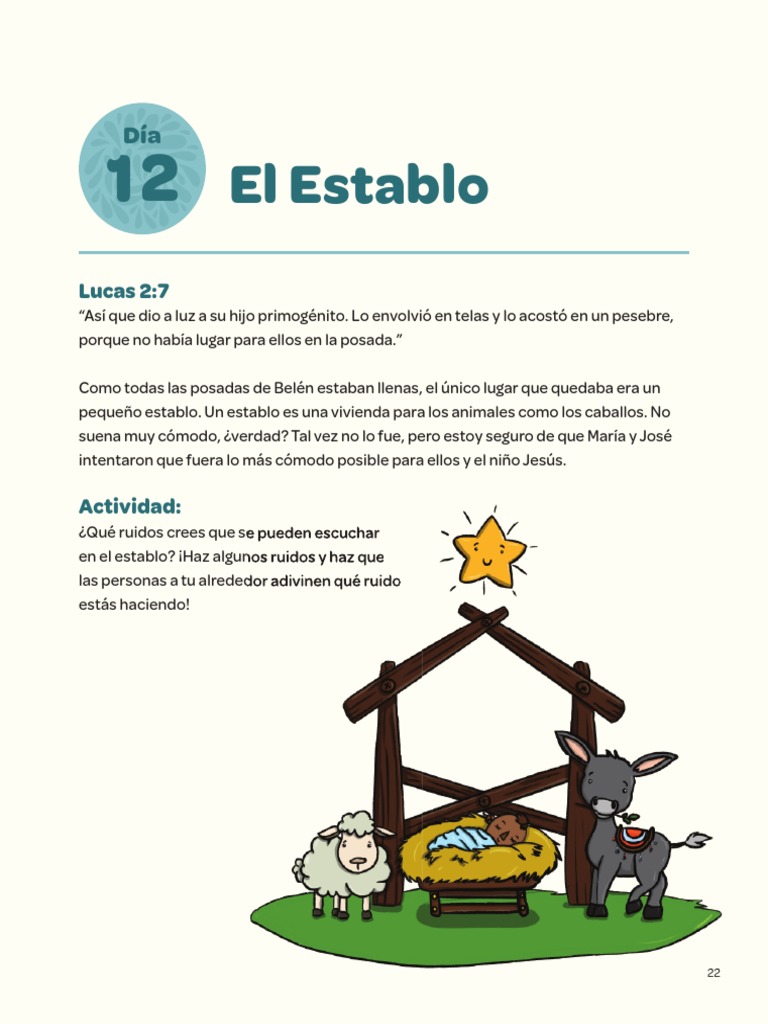 Dia 12 - El Establo | PDF