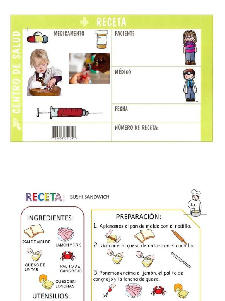 Ejemplo de Recetas | PDF