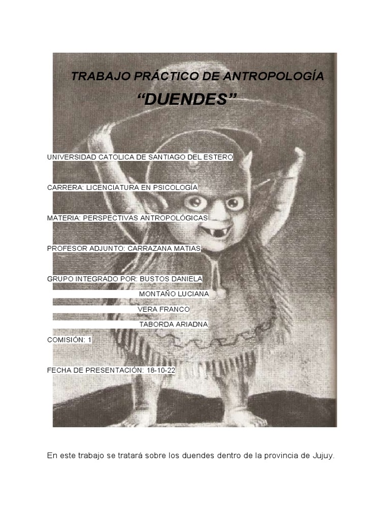 Duendes Pdf Relativismo Antropología