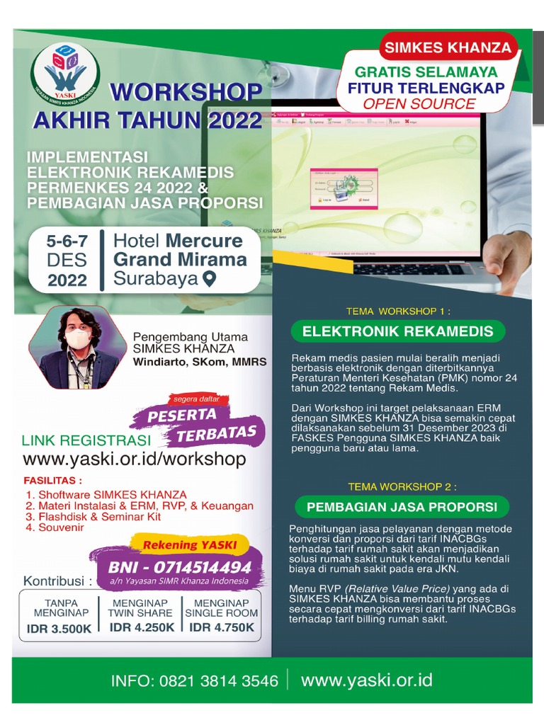 Pelatihan Implementasi RME SIMKES Khanza | PDF