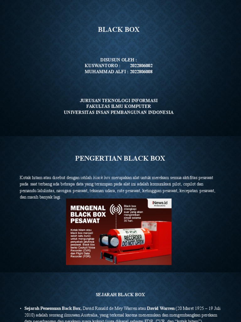 Black Box | PDF