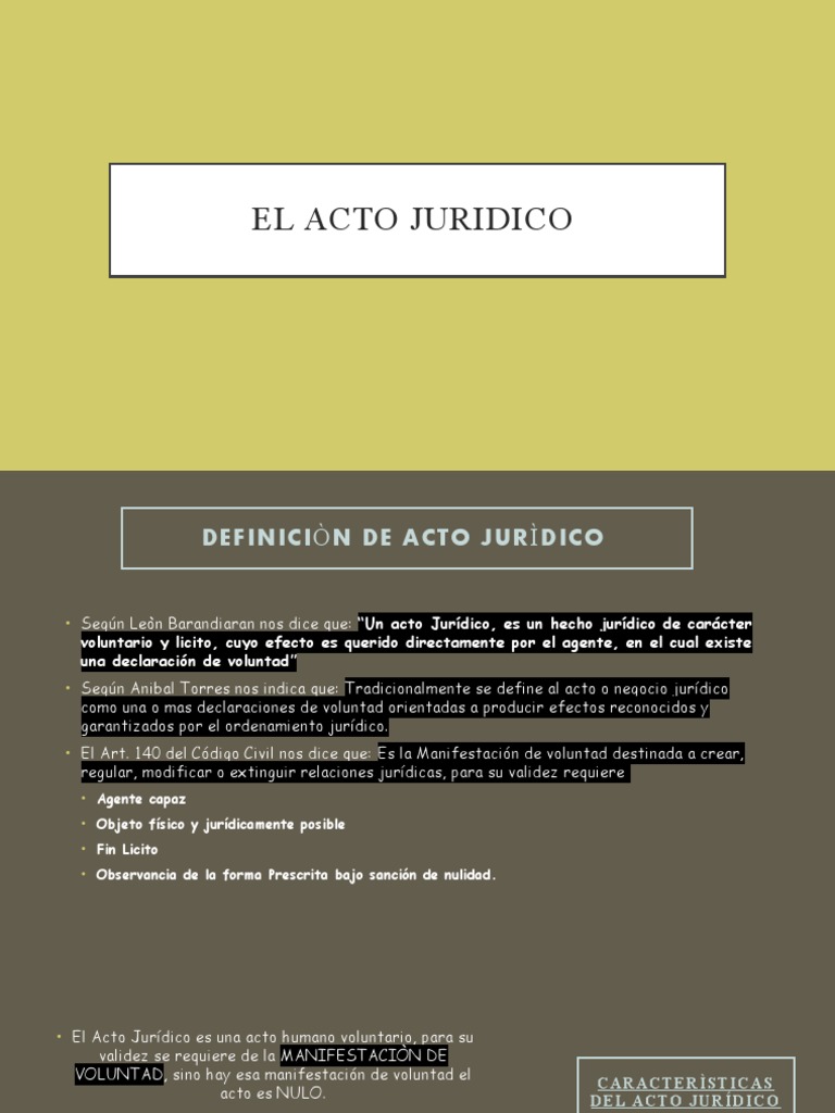 El Acto Juridico | PDF | Principios éticos | Justicia