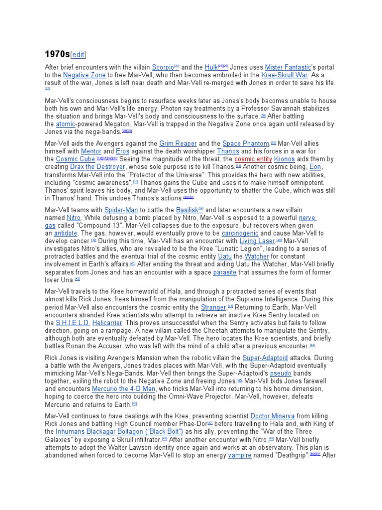 1970 Marvel | PDF | Marvel Comics | Marvel Entertainment