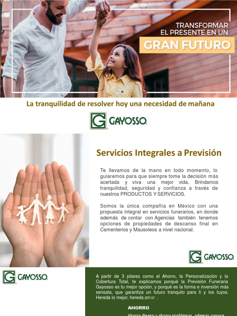 Presentacion Gayosso 2022 . | PDF | Cementerio | Cremación