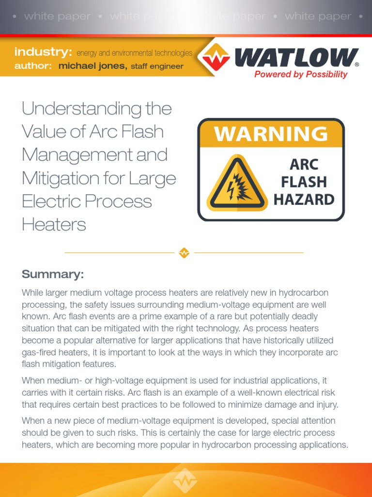 Understanding The Value of Arc Flash Management and Mitigation For ...