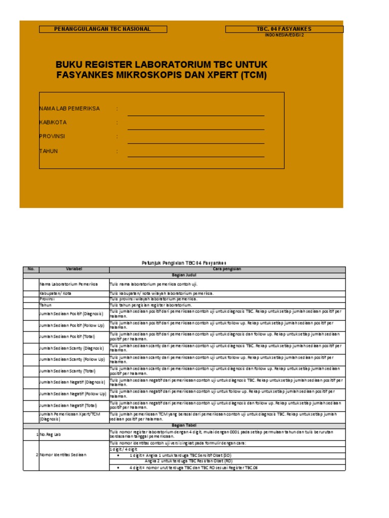 Buku Tbc.04 Fasyankes - Final2018-1 | PDF