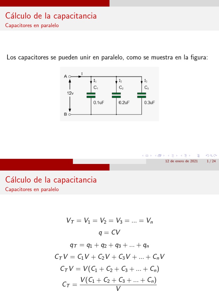 Capacitores 3 | PDF | Cantidad | Almacen de energia