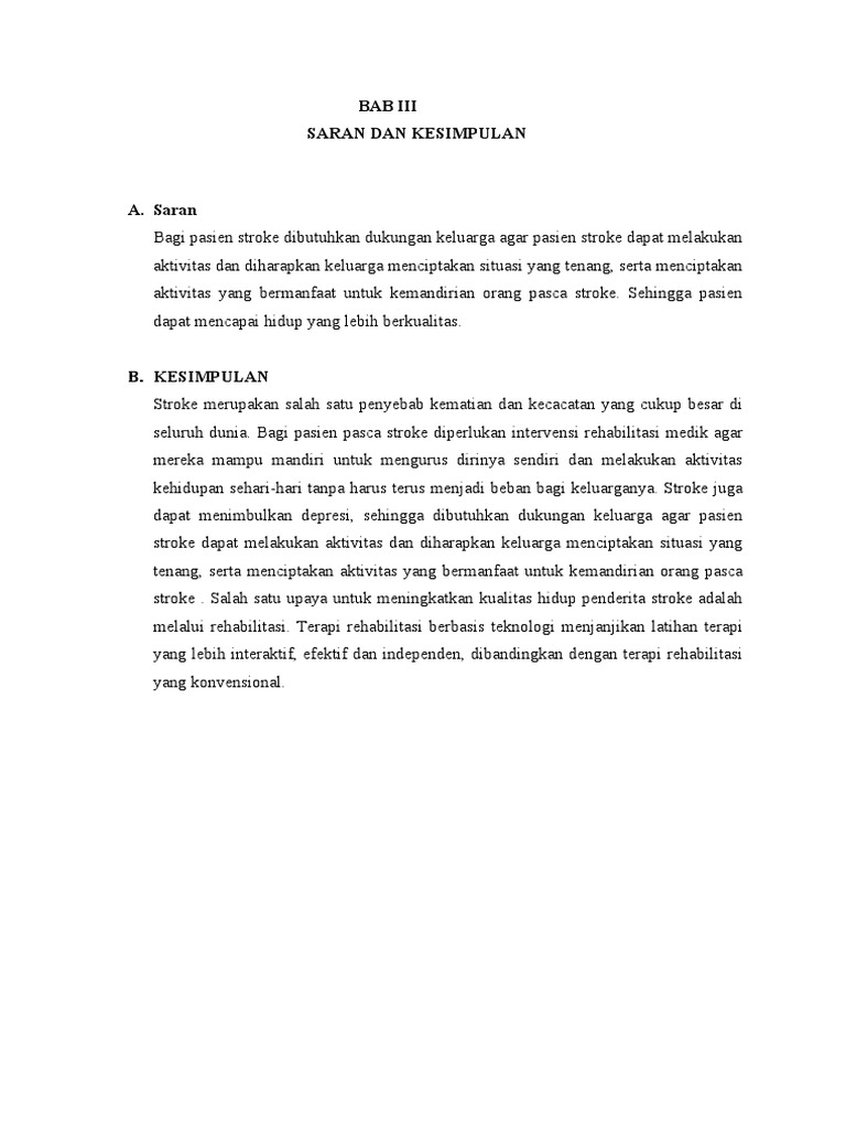 Saran Dan Kesimpulan Kel.4 | PDF