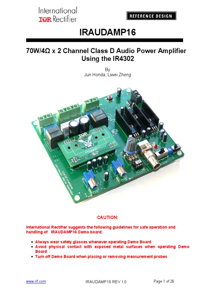 Iraudamp 16 | PDF | Power Supply | Telecommunications Engineering