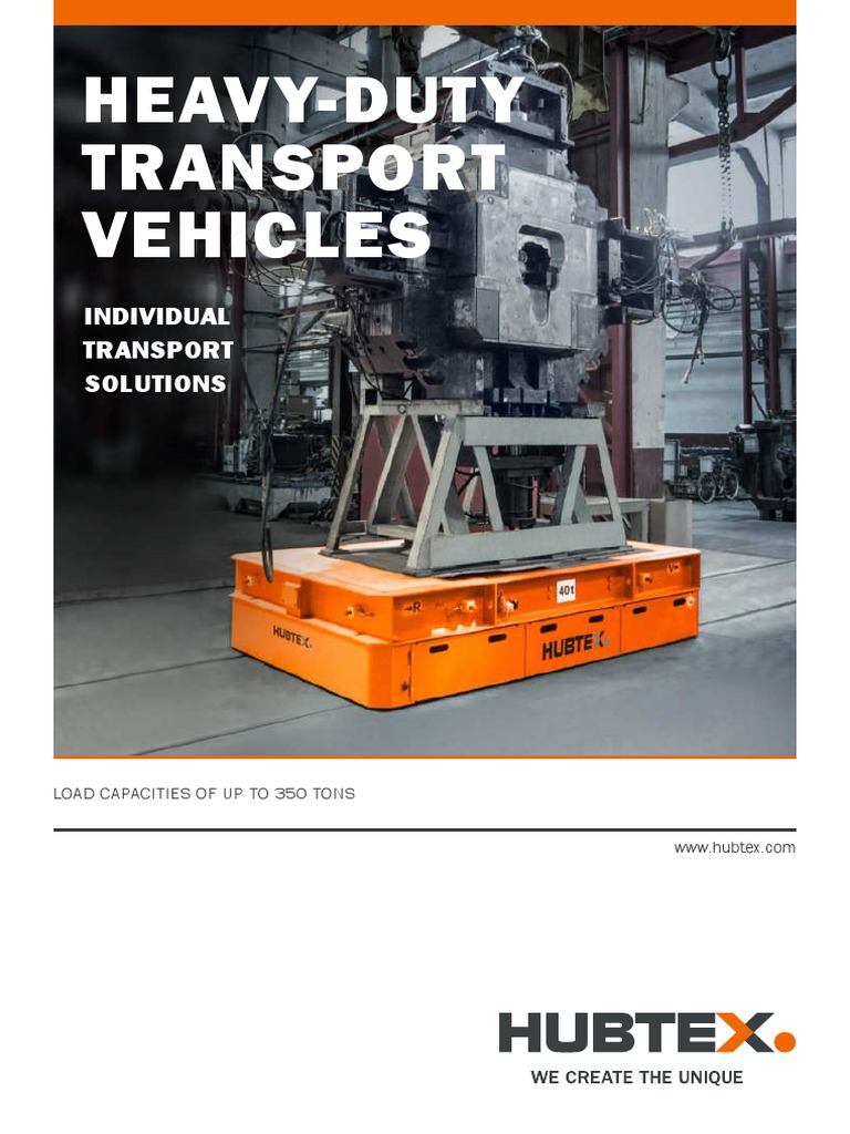 HUBTEX Heavy Duty Transport Vehicles 0 | PDF | Automation | Truck