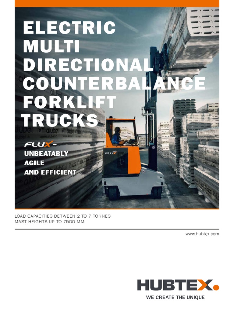 HUBTEX FluX Electric Multidirectional Counterbalance Forklift Truck 0 ...
