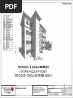 15-Story Residential Building Design | PDF | Wall | Apartment
