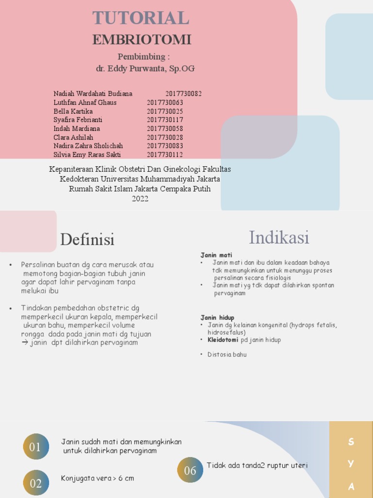 Embriotomi | PDF | Sains & Matematika