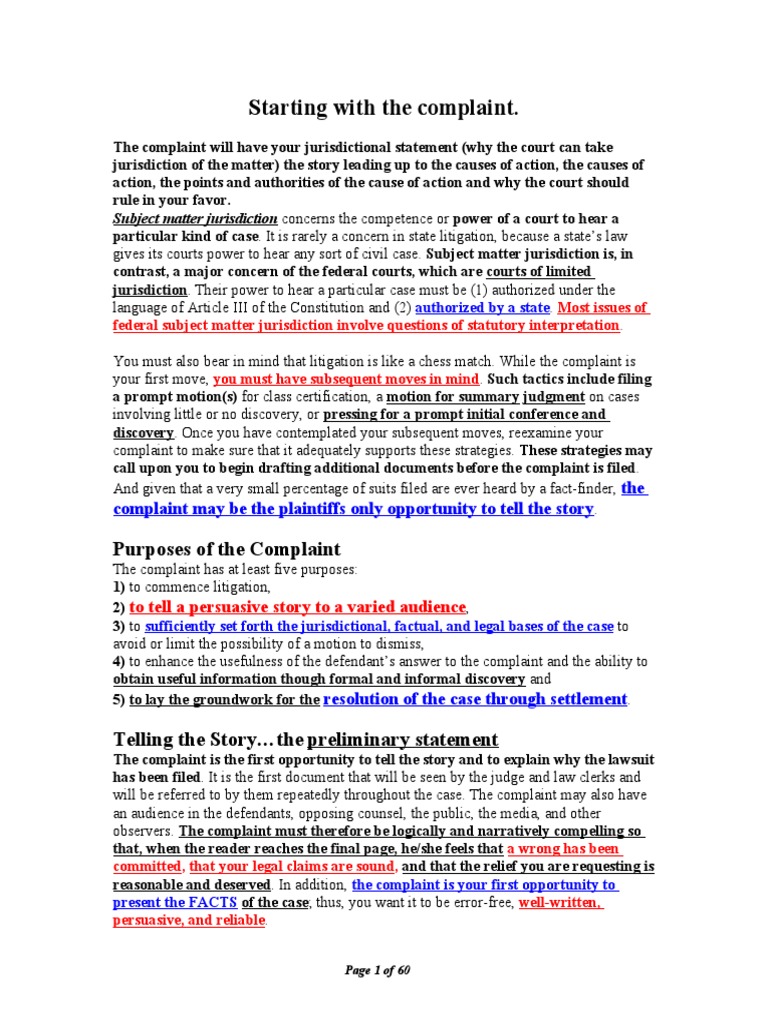 @ 1 42-1983 NOTES Main | PDF | Lawsuit | Complaint