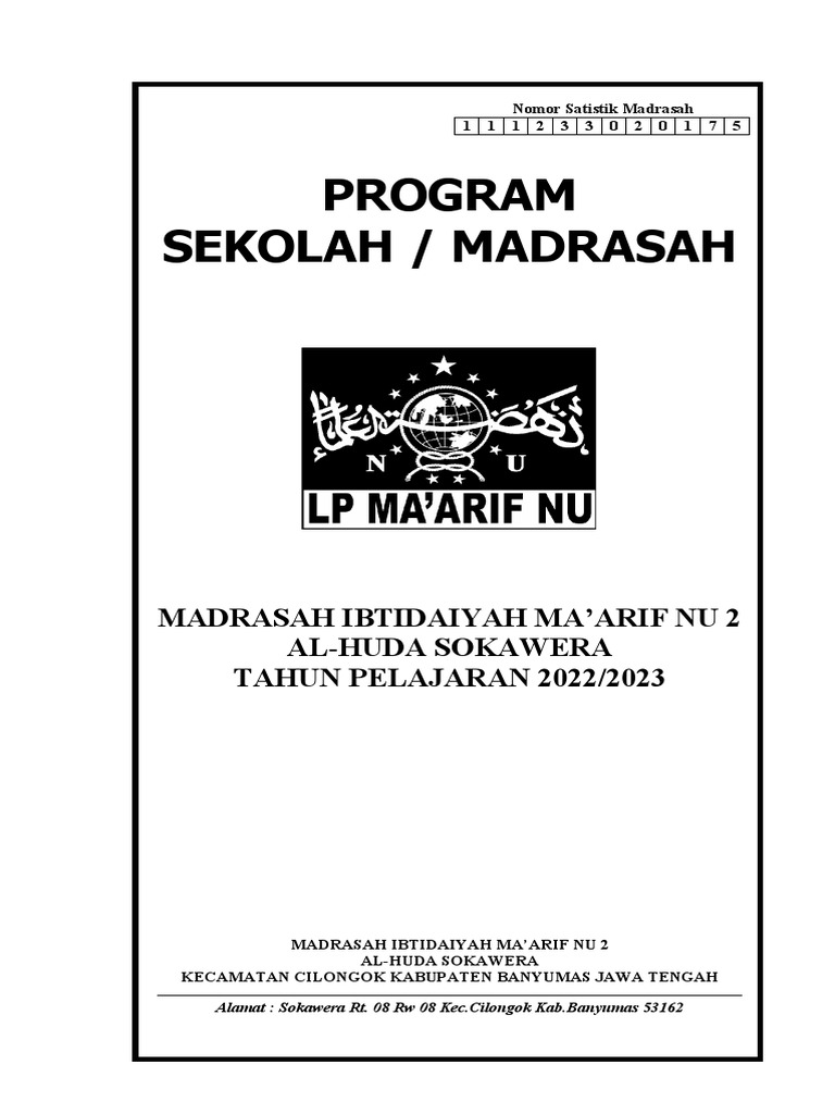 Contoh Program Madrasah | PDF