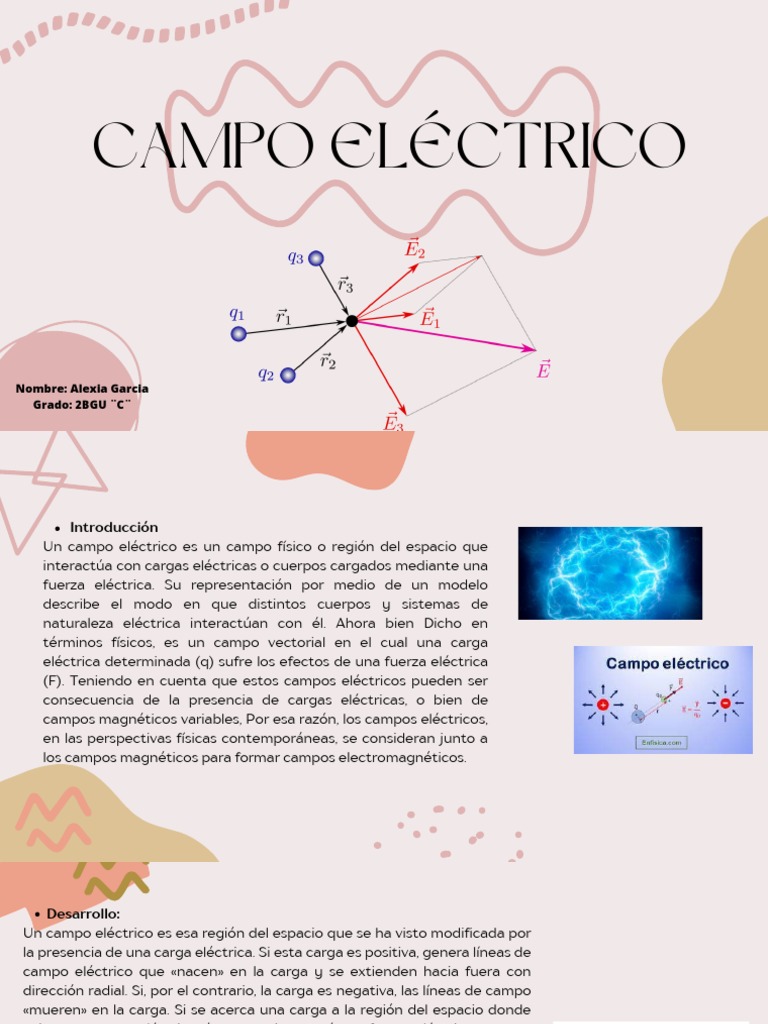 Campo Electrico | PDF | Electricidad | Campo eléctrico