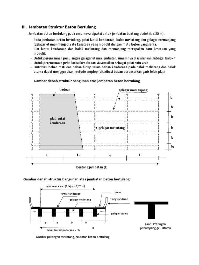 Jembatan Beton Bertulang | PDF