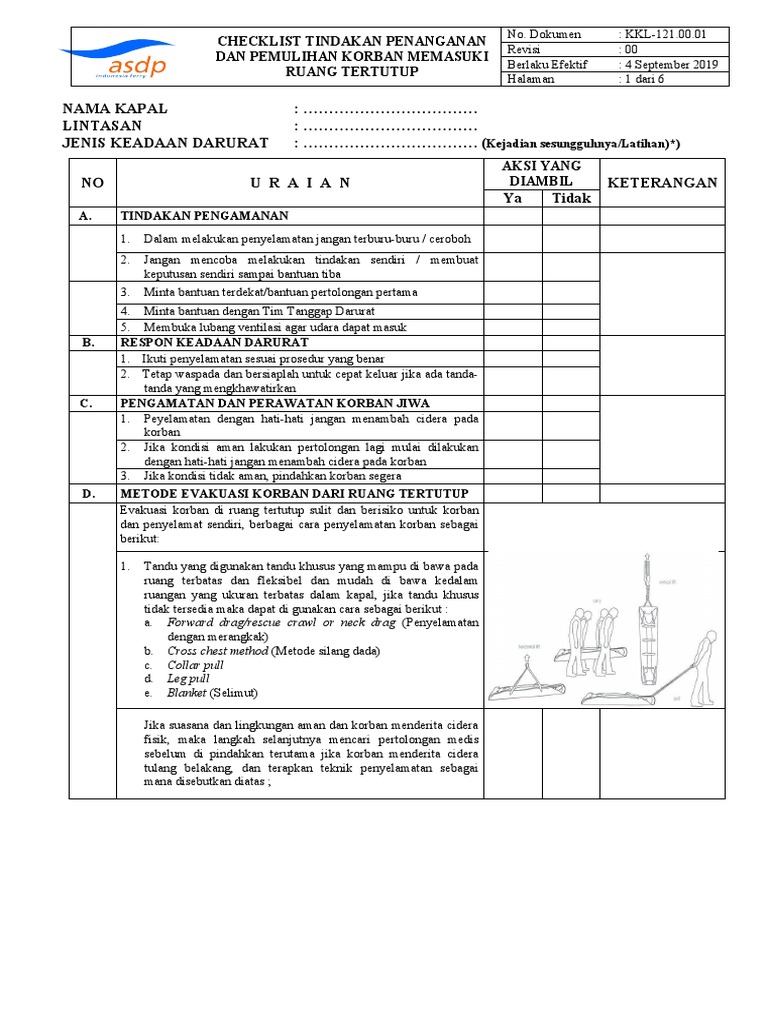 Penanganan Korban Ruang Tertutup | PDF