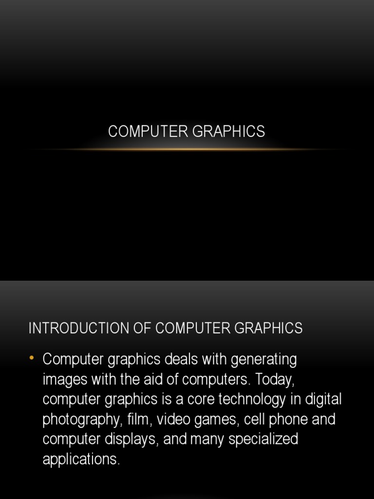 Computer Graphics | PDF | Pixel | Computer Monitor