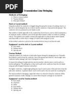 SOP-0017-Standard Operating (Work) Procedure - Stringing | PDF | Specification (Technical ...