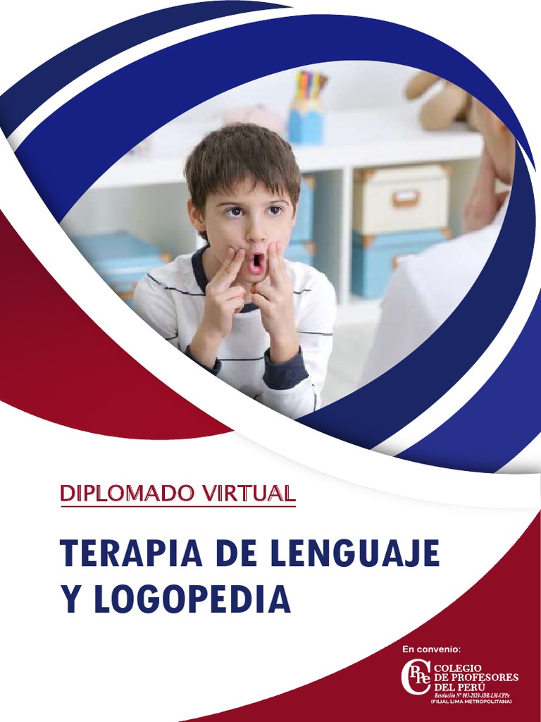 Diplomado en Terapia de Lenguaje y Logopedia | PDF | Educación de la ...