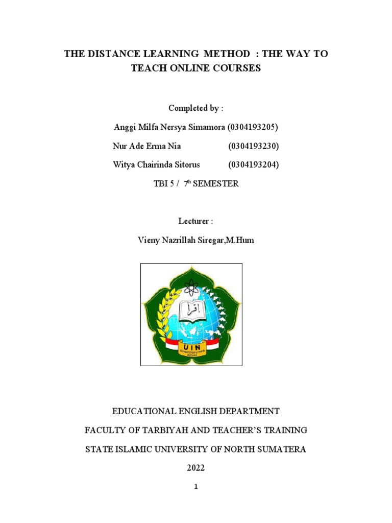 (Group 2) Paper Extended School | PDF | Distance Education | Learning