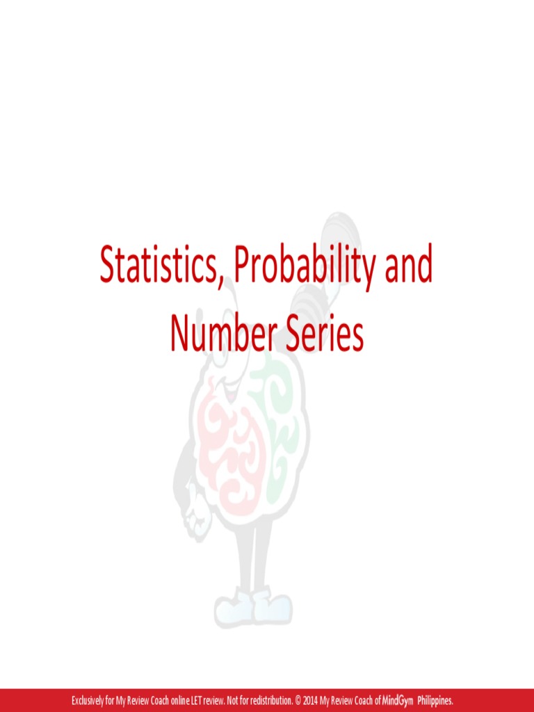 MindGym - Mathematics-Statistics, Probability - Number Series - Lecture ...