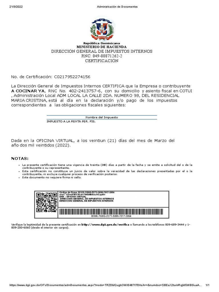 DGII | PDF