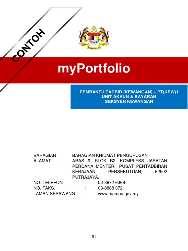 Contoh Myportfolio 2 Pdf