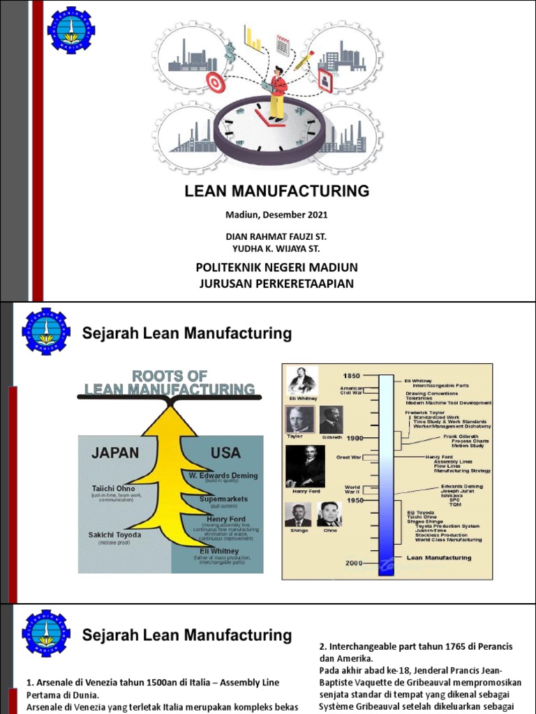 Sejarah dan Konsep Lean Manufacturing | PDF