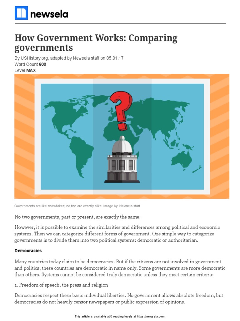 elem-govt-comparing-governments-30032-article_and_quiz | PDF ...