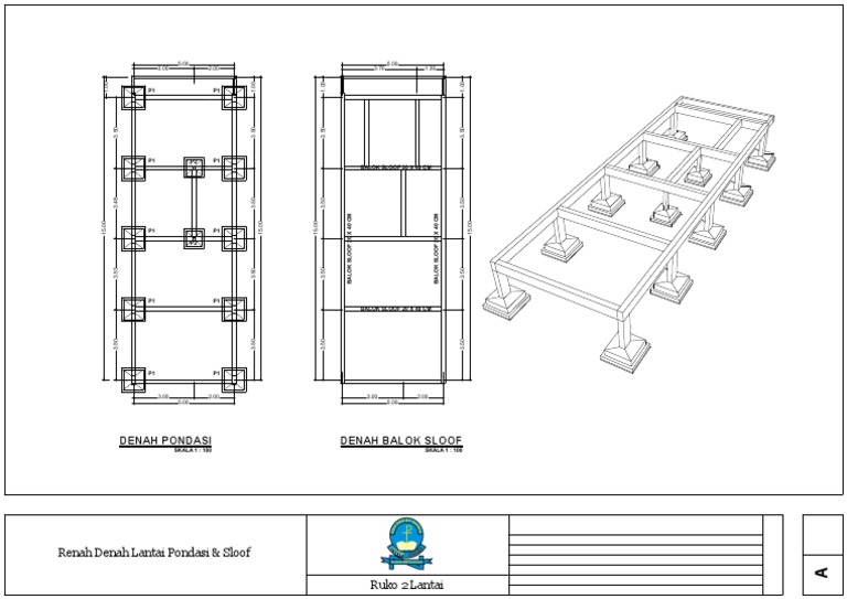 Diagram of Foundation Floor Plan and Beam Floor Plan for a Two-Story ...