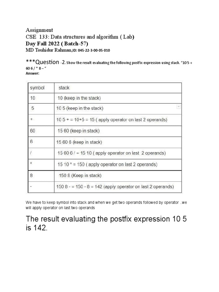 Assignment Data Structure and Algorithm | PDF | Information Technology ... Assignment Data Structure and Algorithm | PDF | Information Technology ...