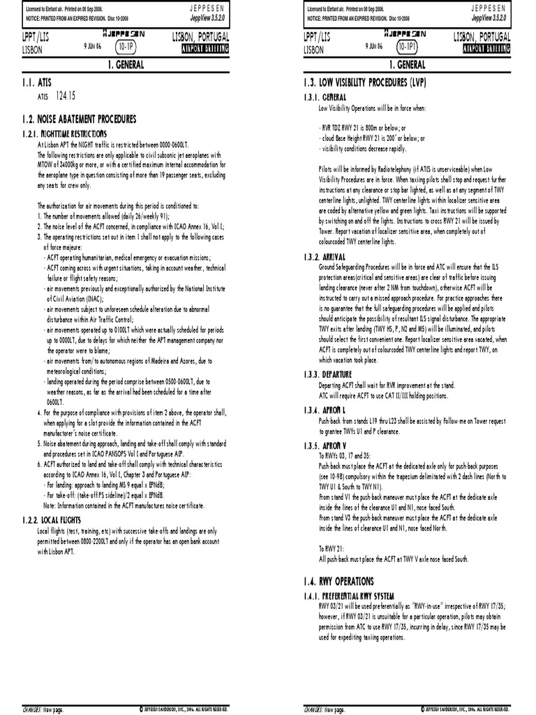 LPPT | PDF | Air Traffic Control | Aerospace Engineering