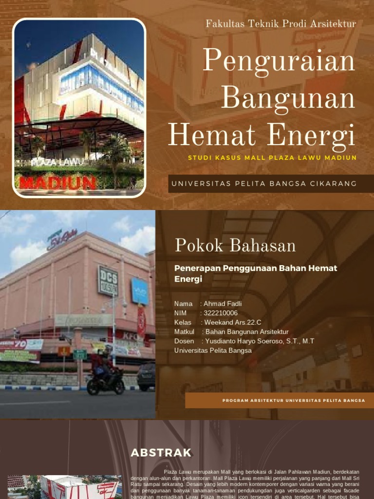 Bahan Bangunan Hemat Energi | PDF