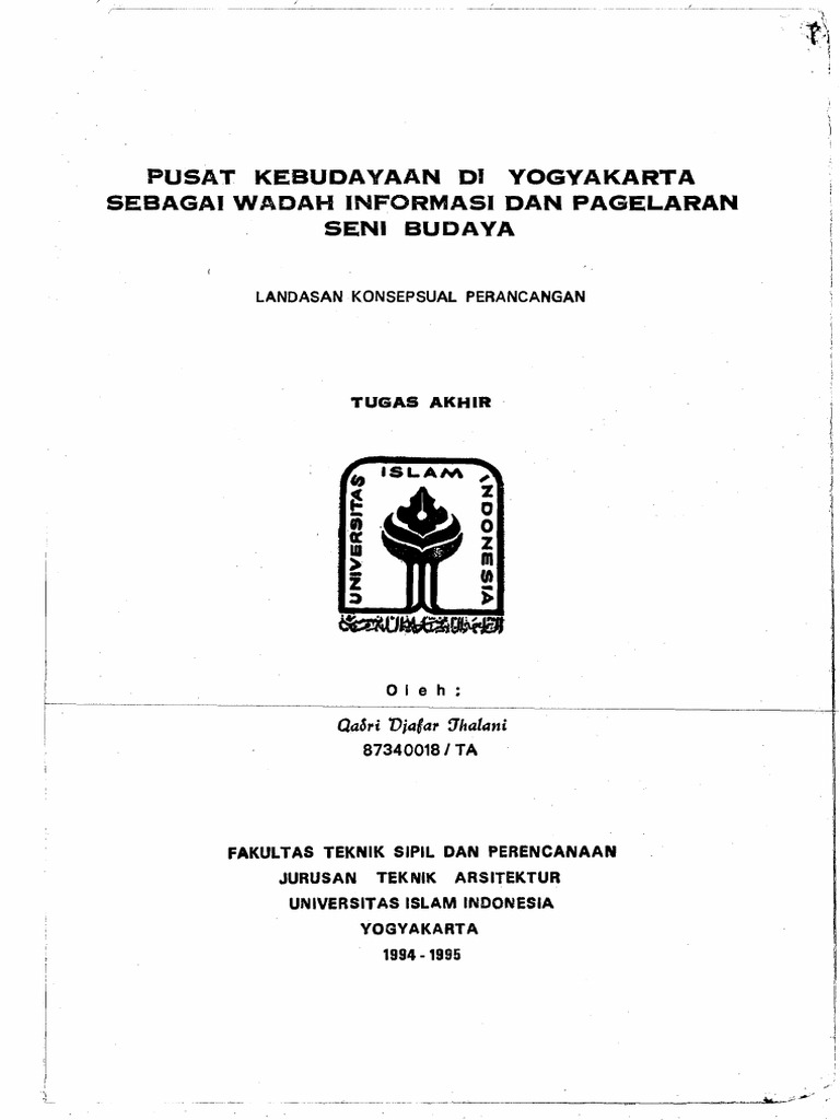 Qadri Djafar Thalani | PDF