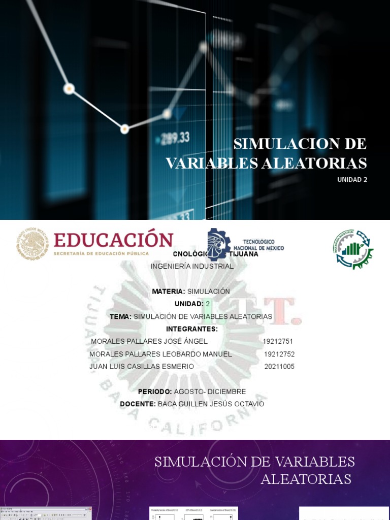 U2 - Simulacion de Variables Aleatorias | PDF | Distribución normal | Aleatoriedad