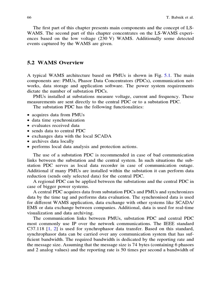 WAMS | PDF | Electrical Engineering | Computing
