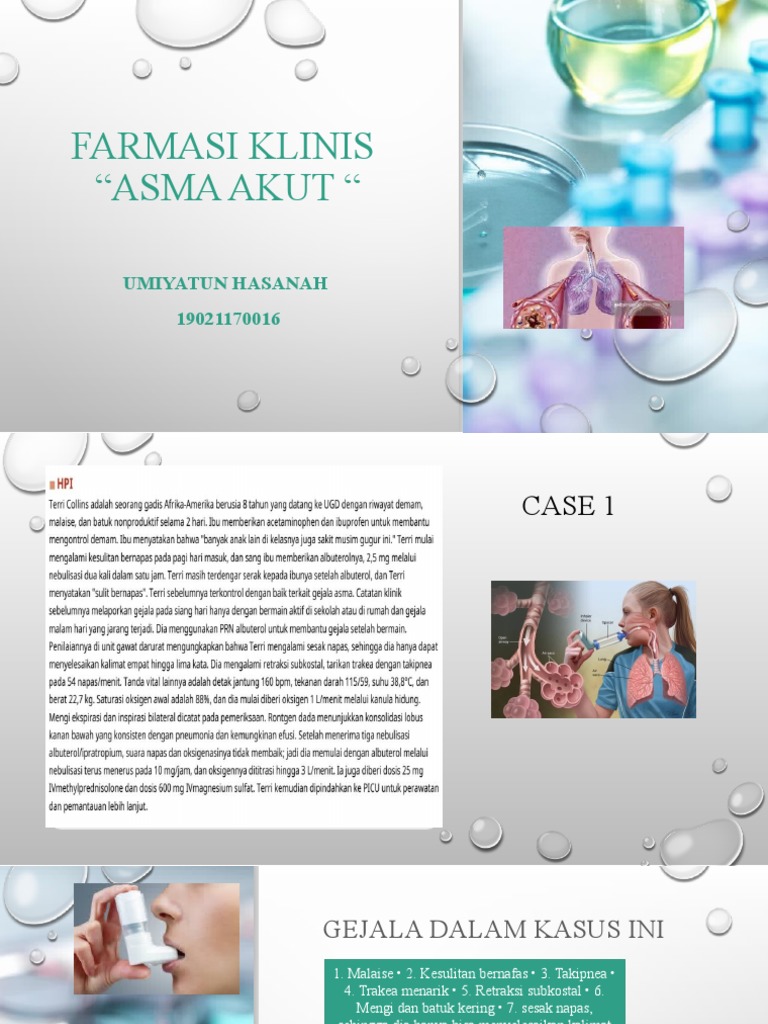 Farmasi Klinis Asma Akut Umi | PDF