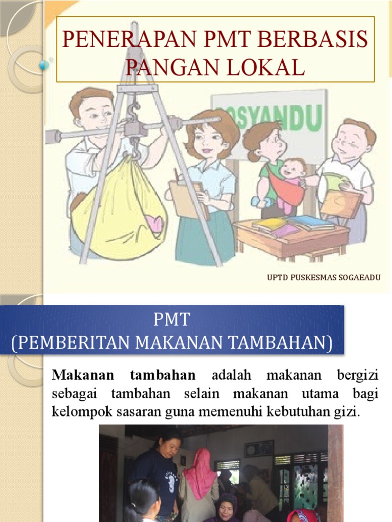 Penerapan PMT Berbasis Lokal | PDF