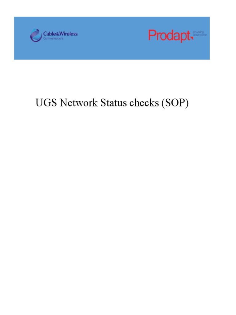 Ugs Sop | PDF | Information And Communications Technology | Computer Engineering