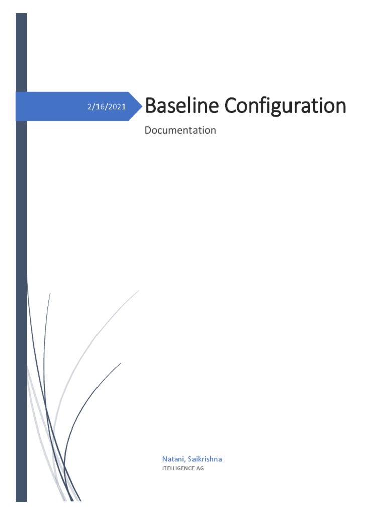 Base Line Configuration | PDF | Software Development Process | Server ...