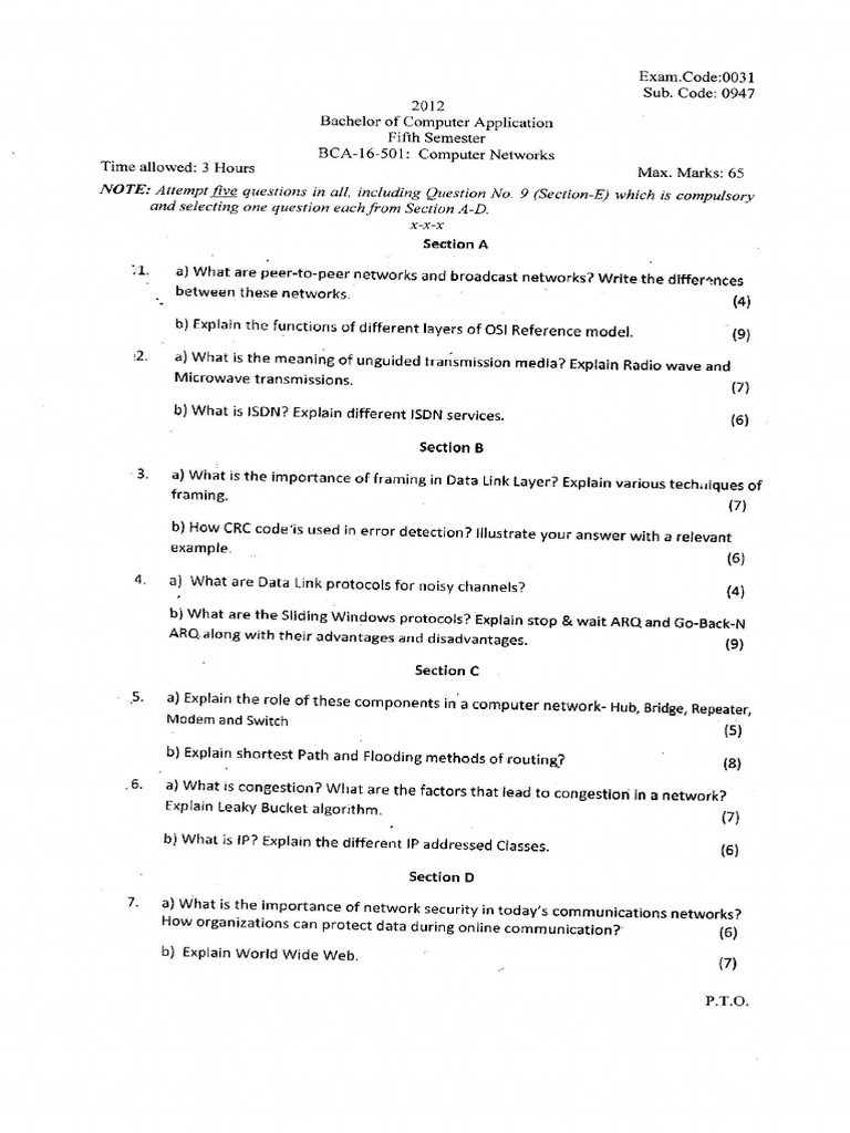 BCA VTH Sem 2021 | PDF