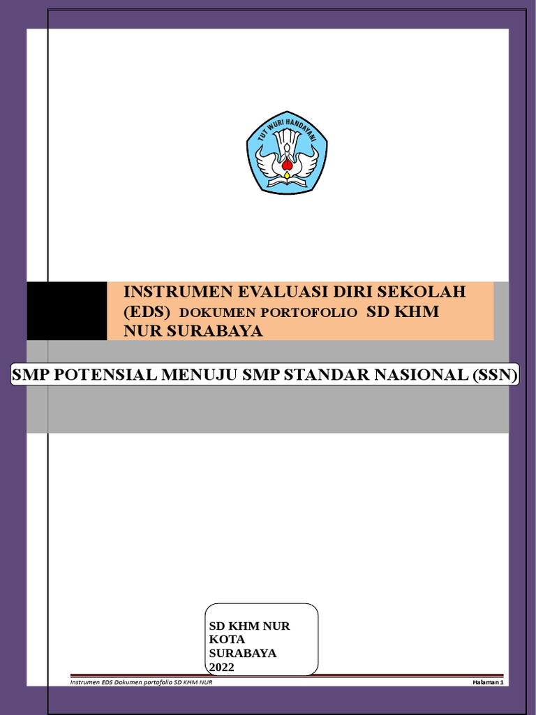 Instrumen-Eds-Portofolio SD KHM NUR | PDF
