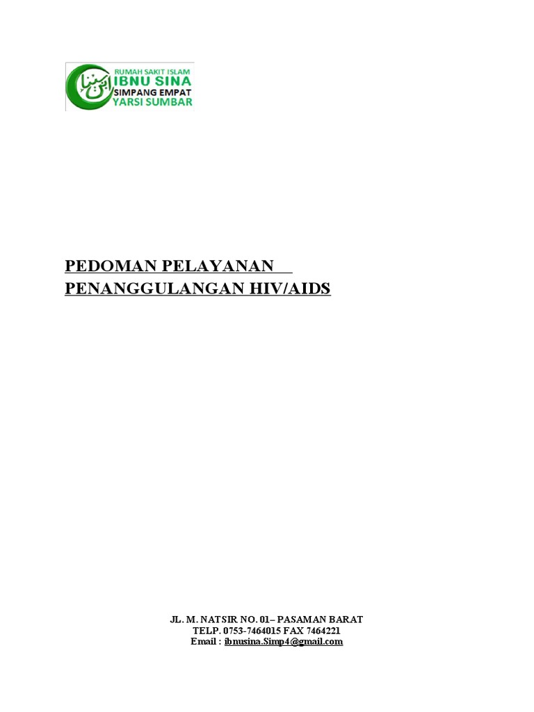 Pedoman Pelayanan Hiv Aids | PDF