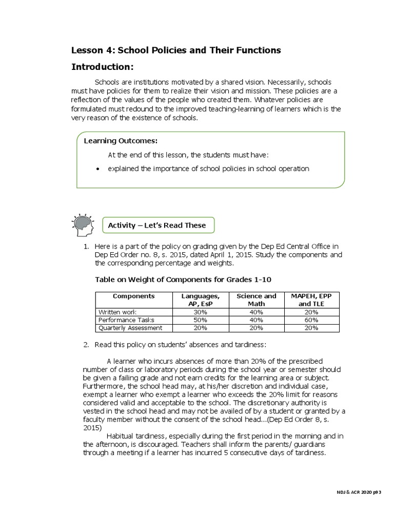 Unit 5 Lesson 4 | PDF | Policy | Learning