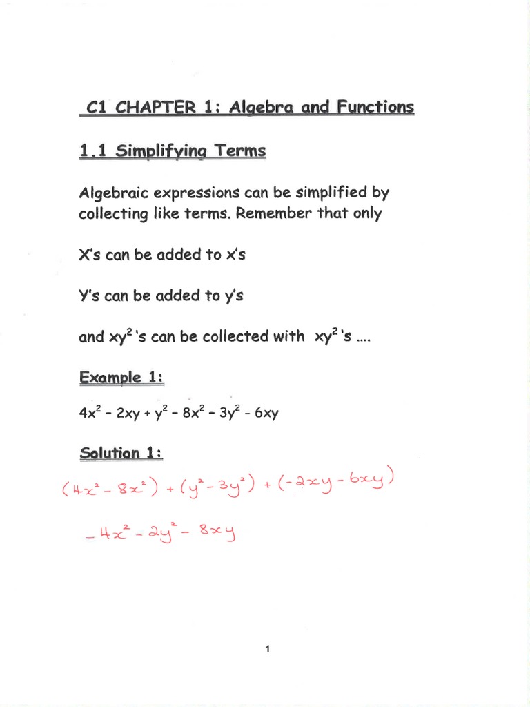 C1 - Chapter 1 - ANSWERS | PDF