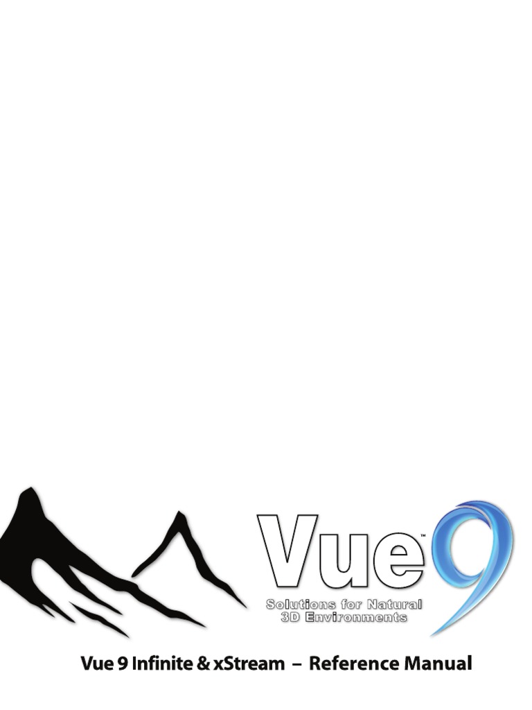 Vue 9 Reference Manual | PDF | Rendering (Computer Graphics) | Texture Mapping